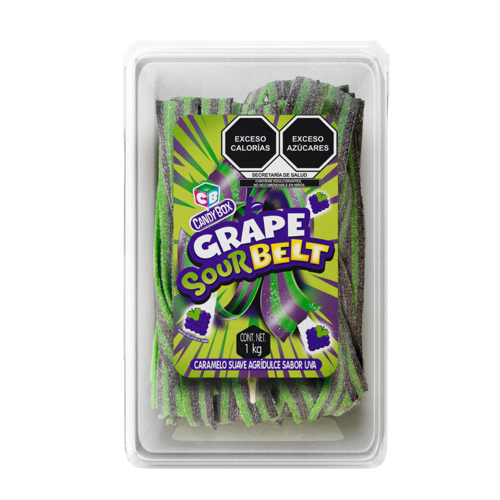 Tupper Agridulce Tiras Grape Sour Belt 1kg – Santo dulce